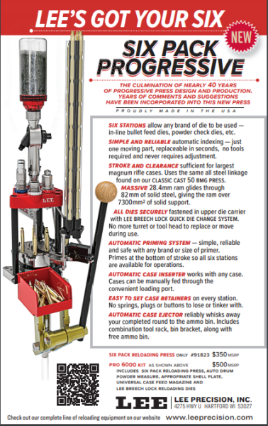 Lee Pro 6000 - Anteprima nuova pressa 6 stazioni! - Targetfun